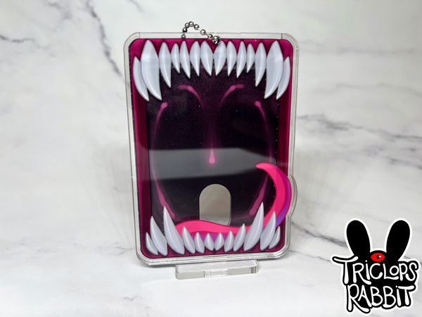 Monster Maw Photo Card Holder Keychain Standee – Triclops Rabbit
